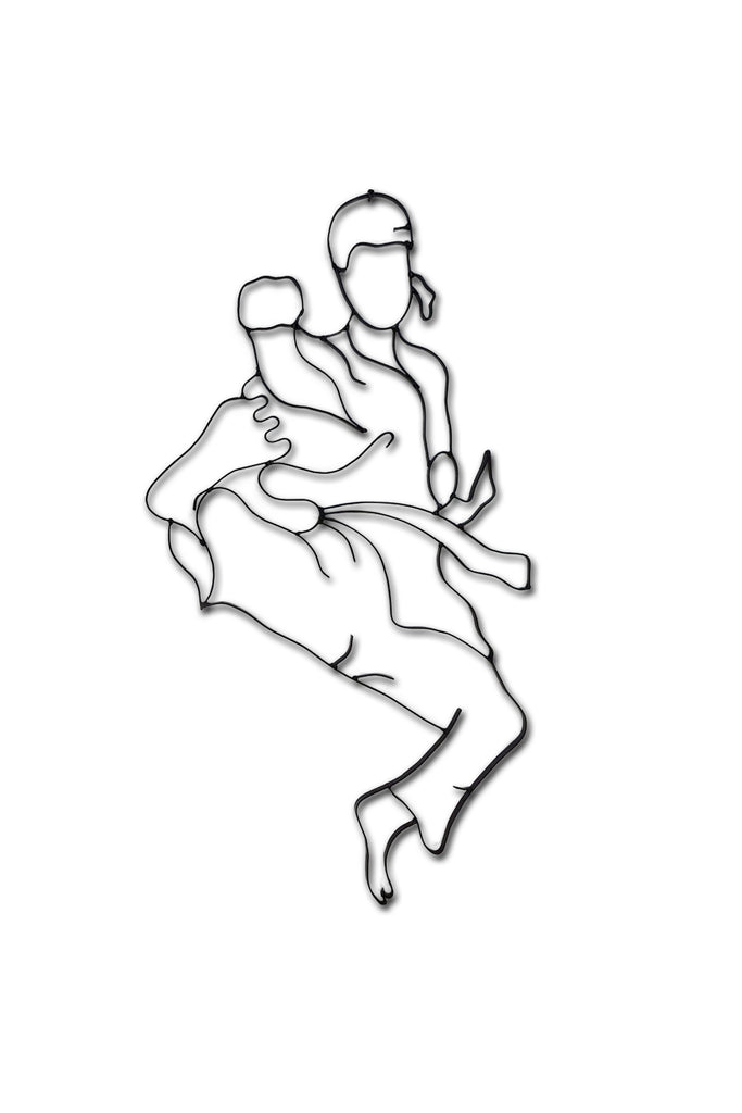 Metal Karate Wall Decor or Martial Arts Wall Sculpture – All Metal Art Shop