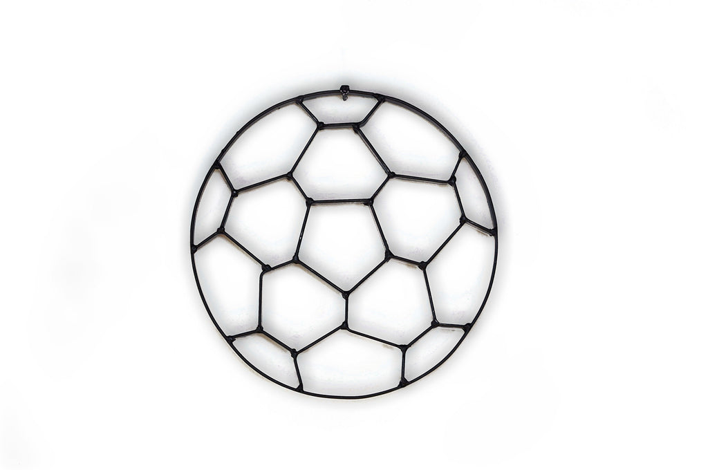 Soccer Ball Metal Wall Decor | All Metal Art Shop