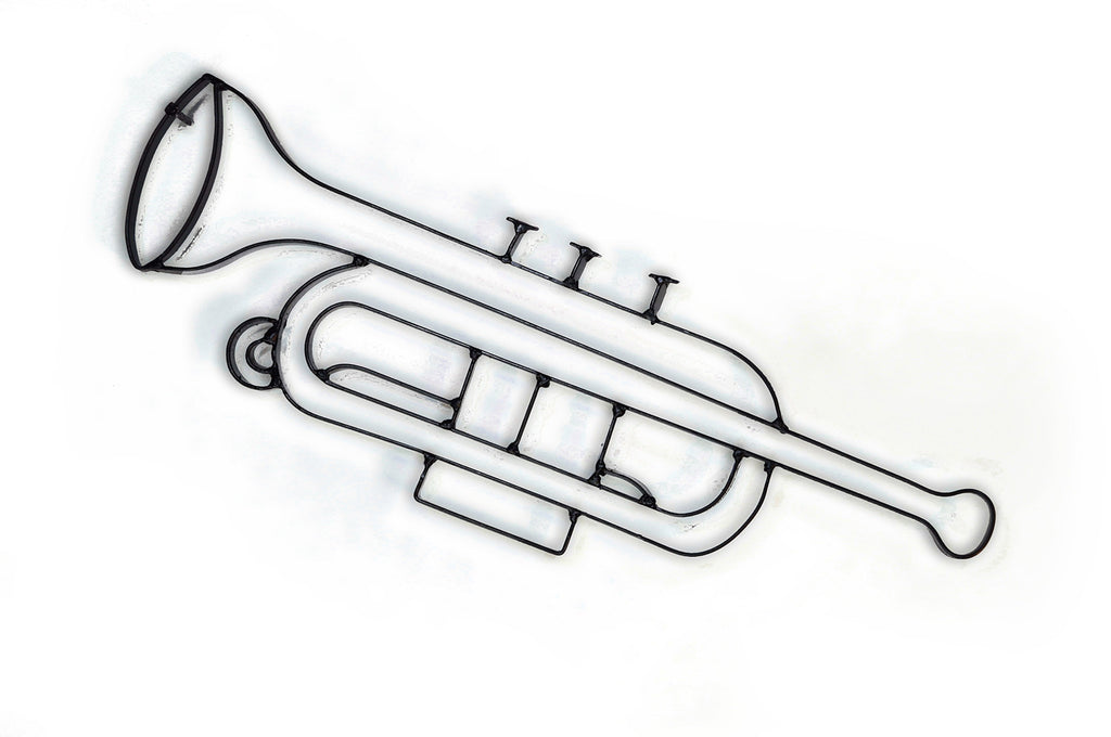 Trumpet Metal Wall Decor and Musical Wall Art – All Metal Art Shop